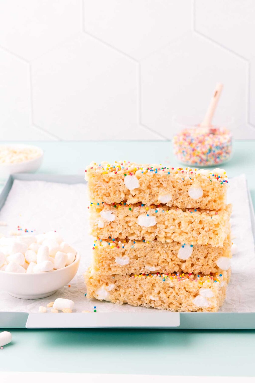 Rice Bubble Marshmallow Slice - Gluten Free Kiwi Favourites