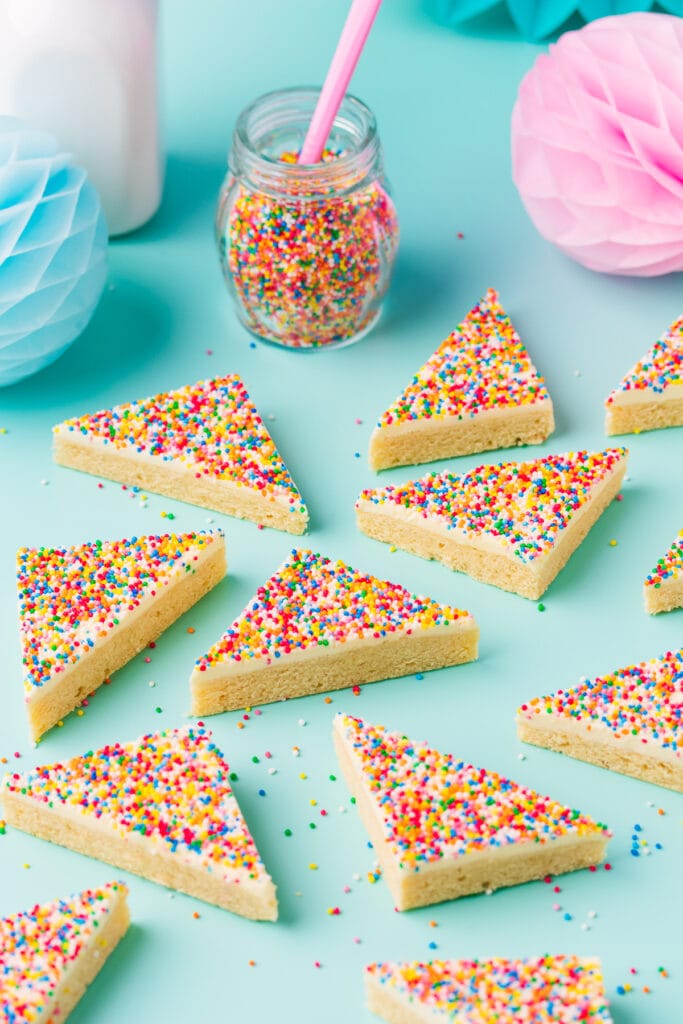 Gluten Free Fairy Bread Slice - Gluten Free Kiwi Favourites